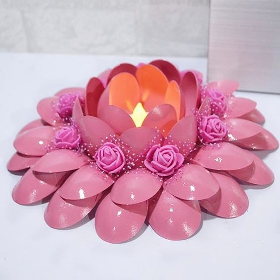 Top 9 Candle and Diya Decoration Ideas for Diwali | Tutorial