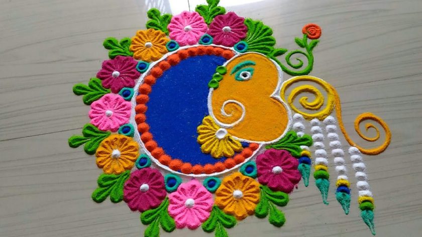 25 Best Prize Winning Rangoli Designs For School Competition