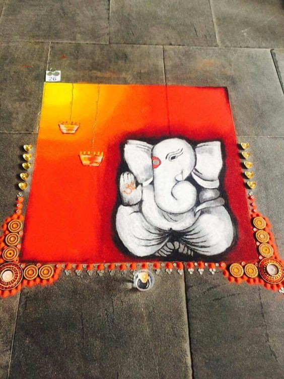25 Best Prize Winning Rangoli Designs For School Competition