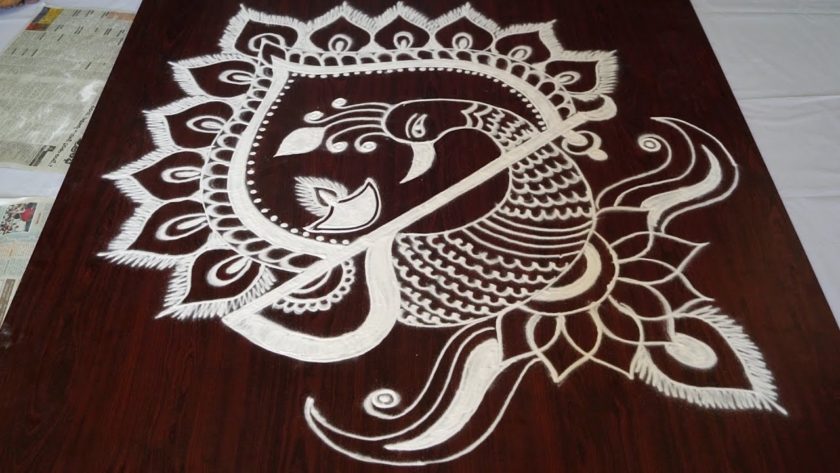 25 Best Prize Winning Rangoli Designs For School Competition