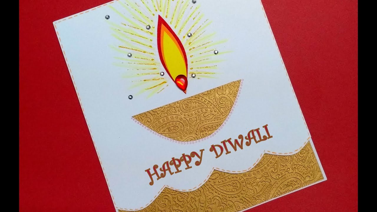 5 Beautiful Handmade Diwali Greeting Card Ideas | Tutorial