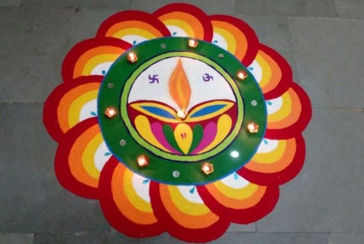 Easy and Beautiful Rangoli Design For Diwali | Diwali Decor