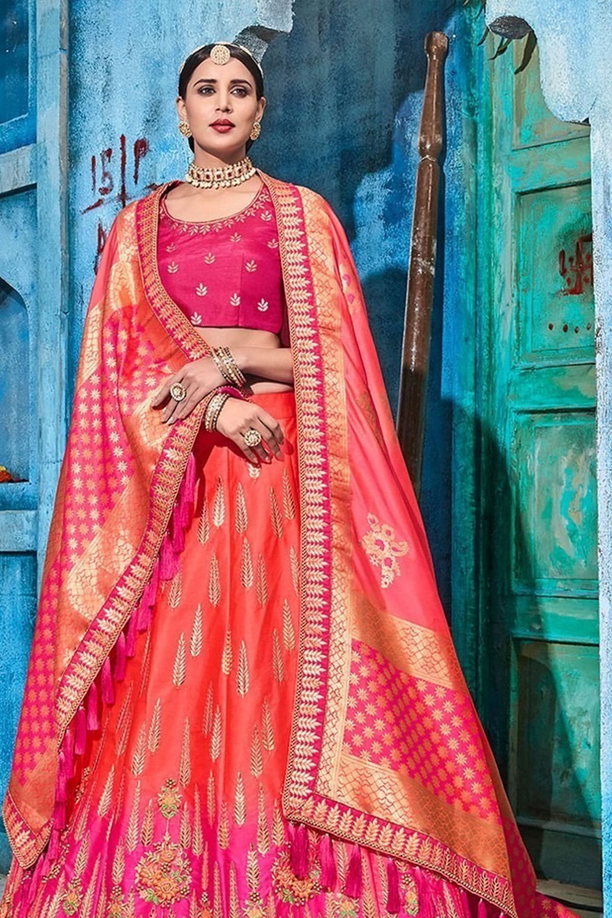 Best Lehenga Choli Colour Combination for 2022 Brides