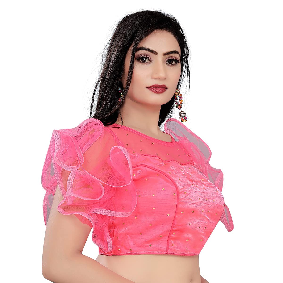 Latest Puff Hand Blouse Design To Try Out This Season