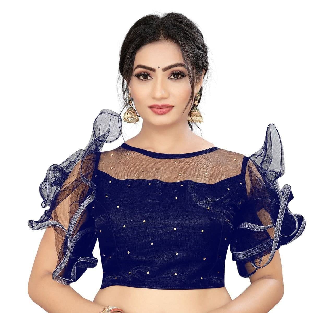 Latest Puff Hand Blouse Design To Try Out This Season